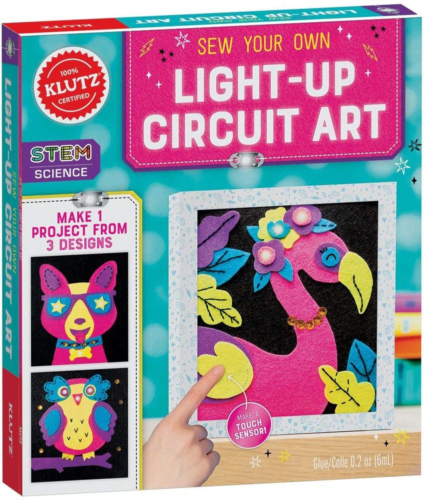 SEW YOUR OWN LIGHT UP CIRCUIT ART - Thinker Toys
