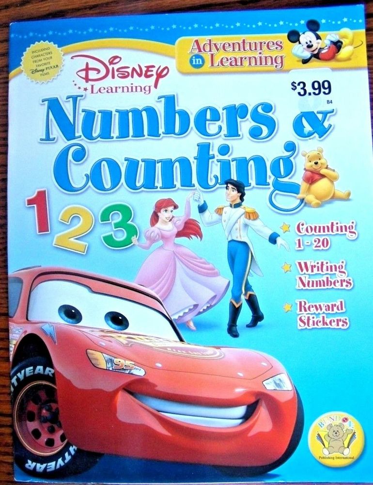 DISNEY NUMBERS & COUNTING WORKBOOK - Thinker Toys DISNEY NUMBERS & COUNTING WORKBOOK - Thinker Toys